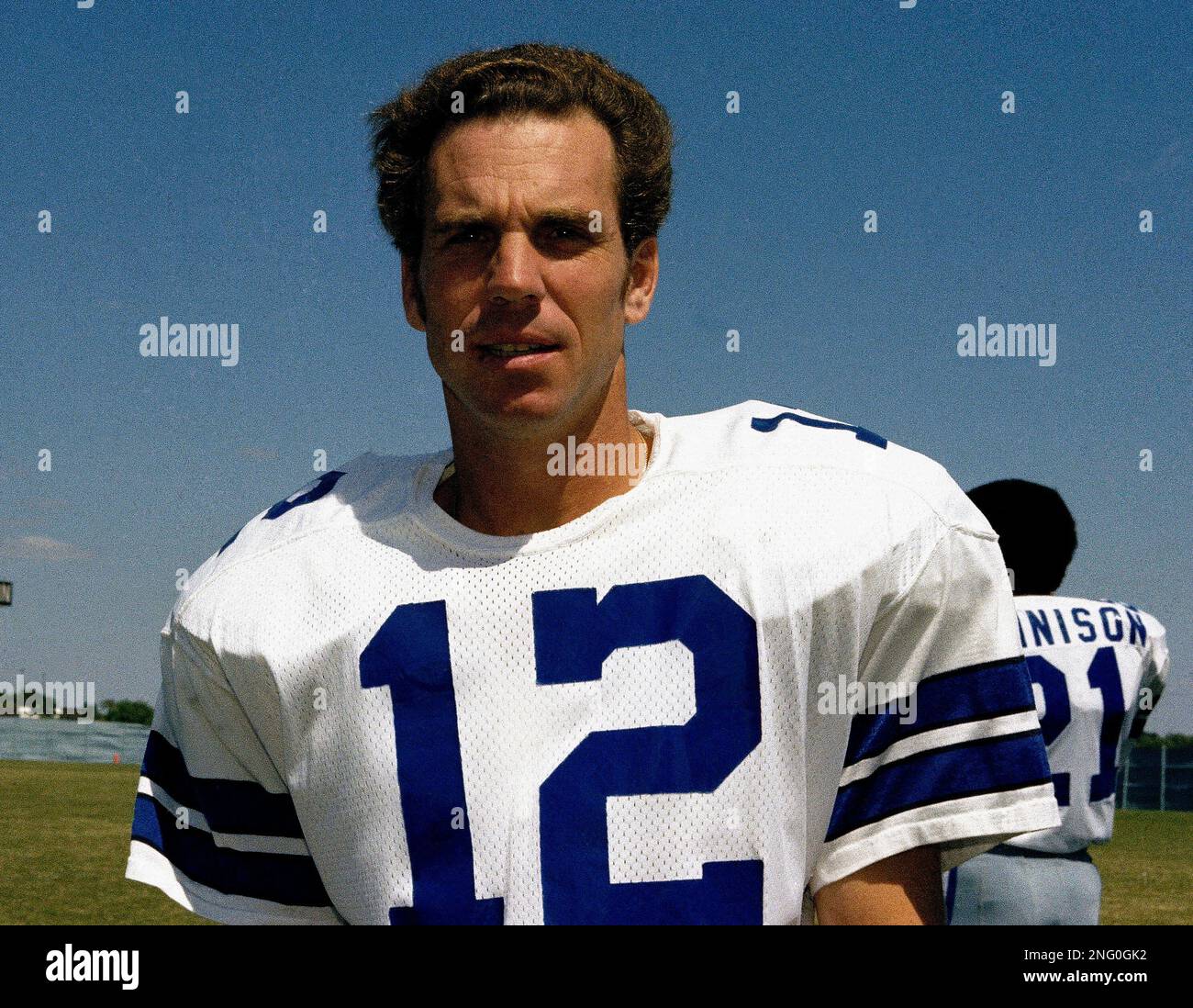 Pictured here is football player Roger Staubach, quarterback for the ...