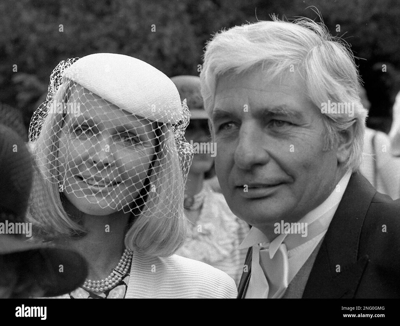 West German playboy Gunter Sachs and his wife Mirja Larsson, are ...