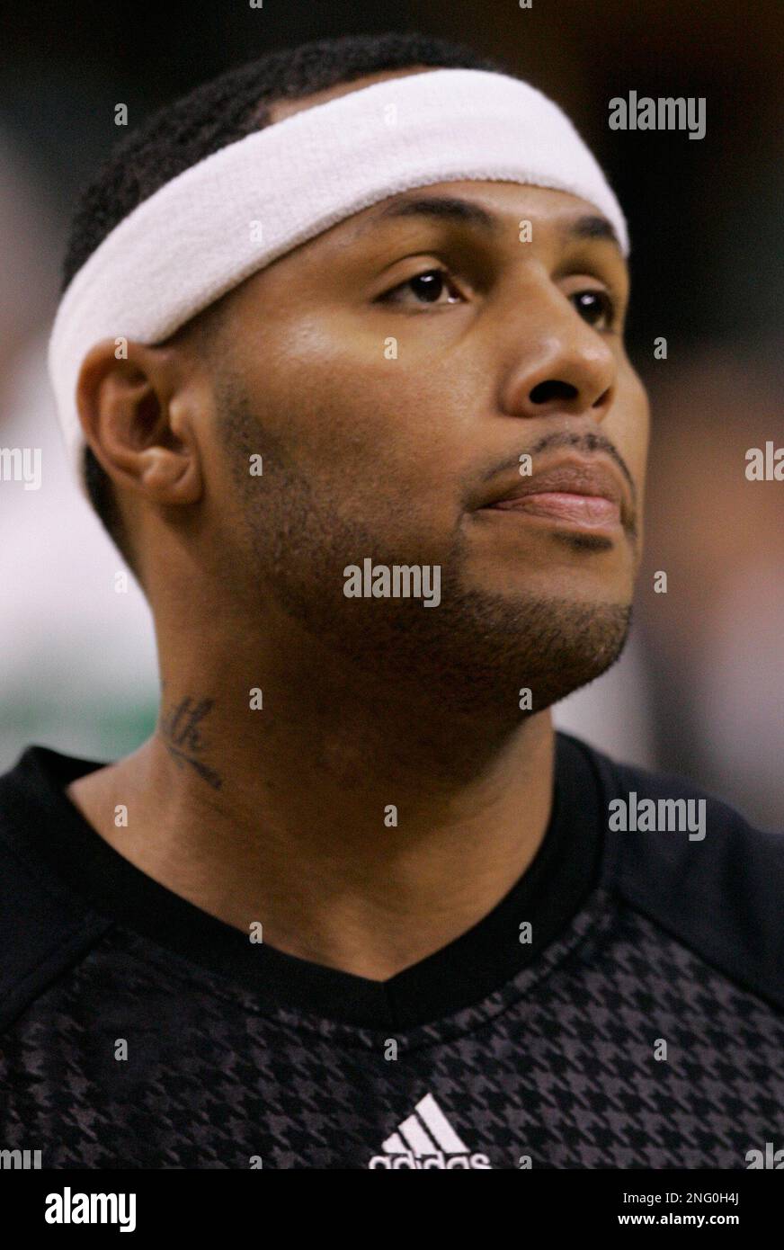 Boston Celtics guard Eddie House (50) during a team workout prior to a ...