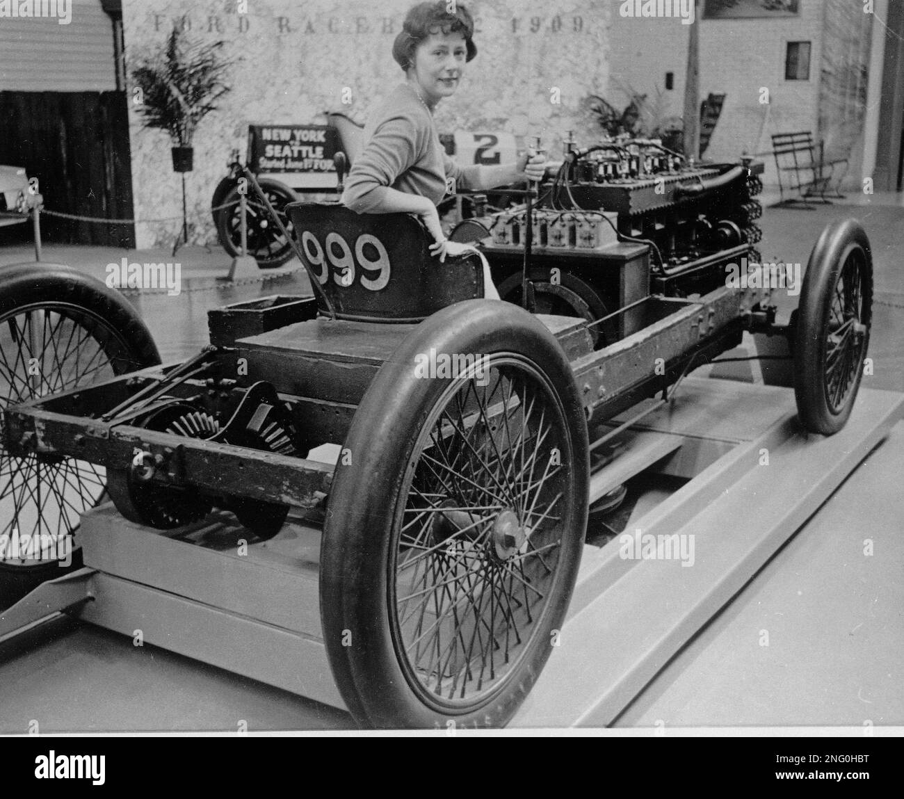 Most famous of the Ford racers, built by Henry Ford, the "999" at the ...