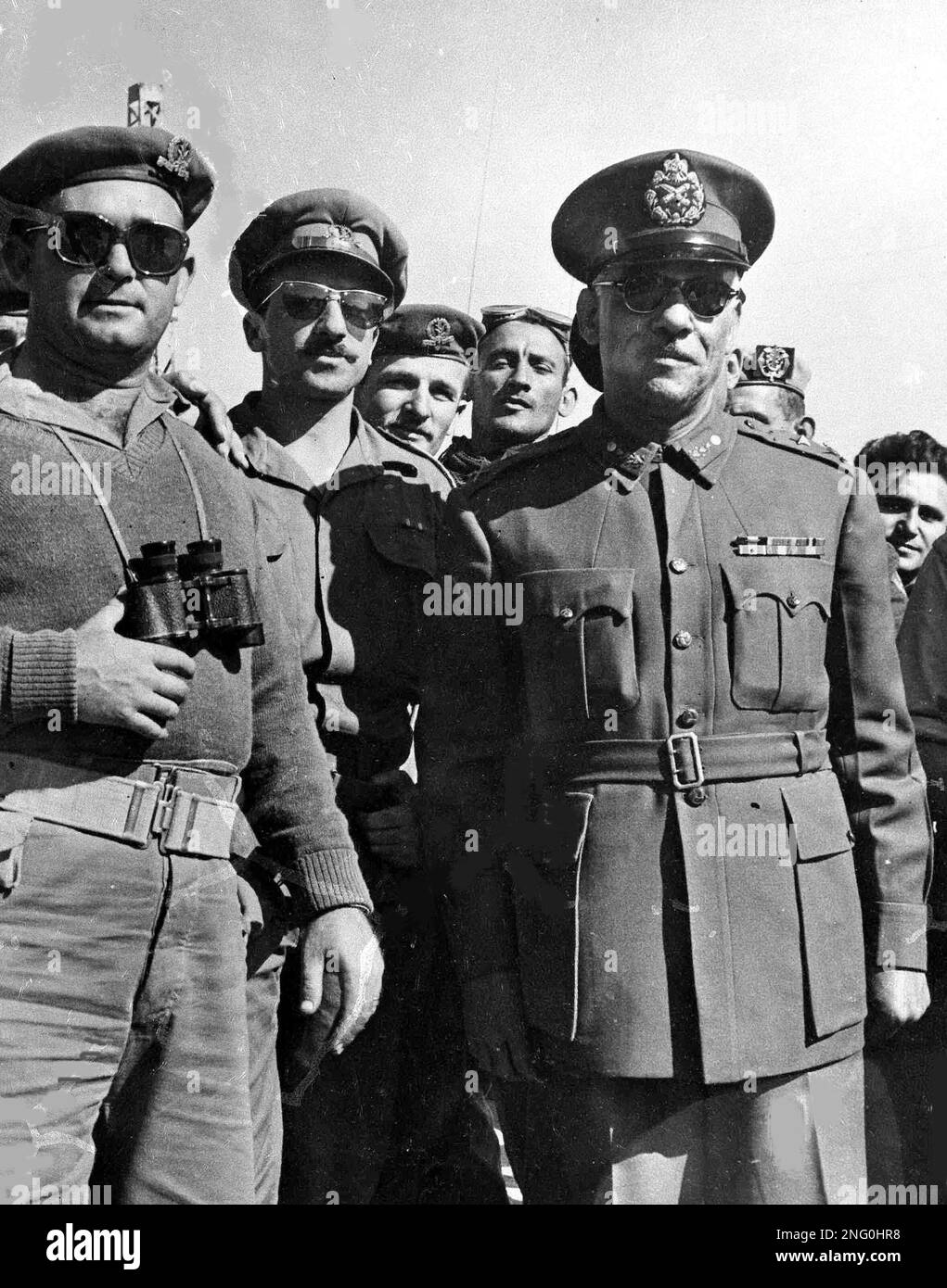 Major General Mohammed Fuad Dajawi, right, the Egyptian Commander who ...