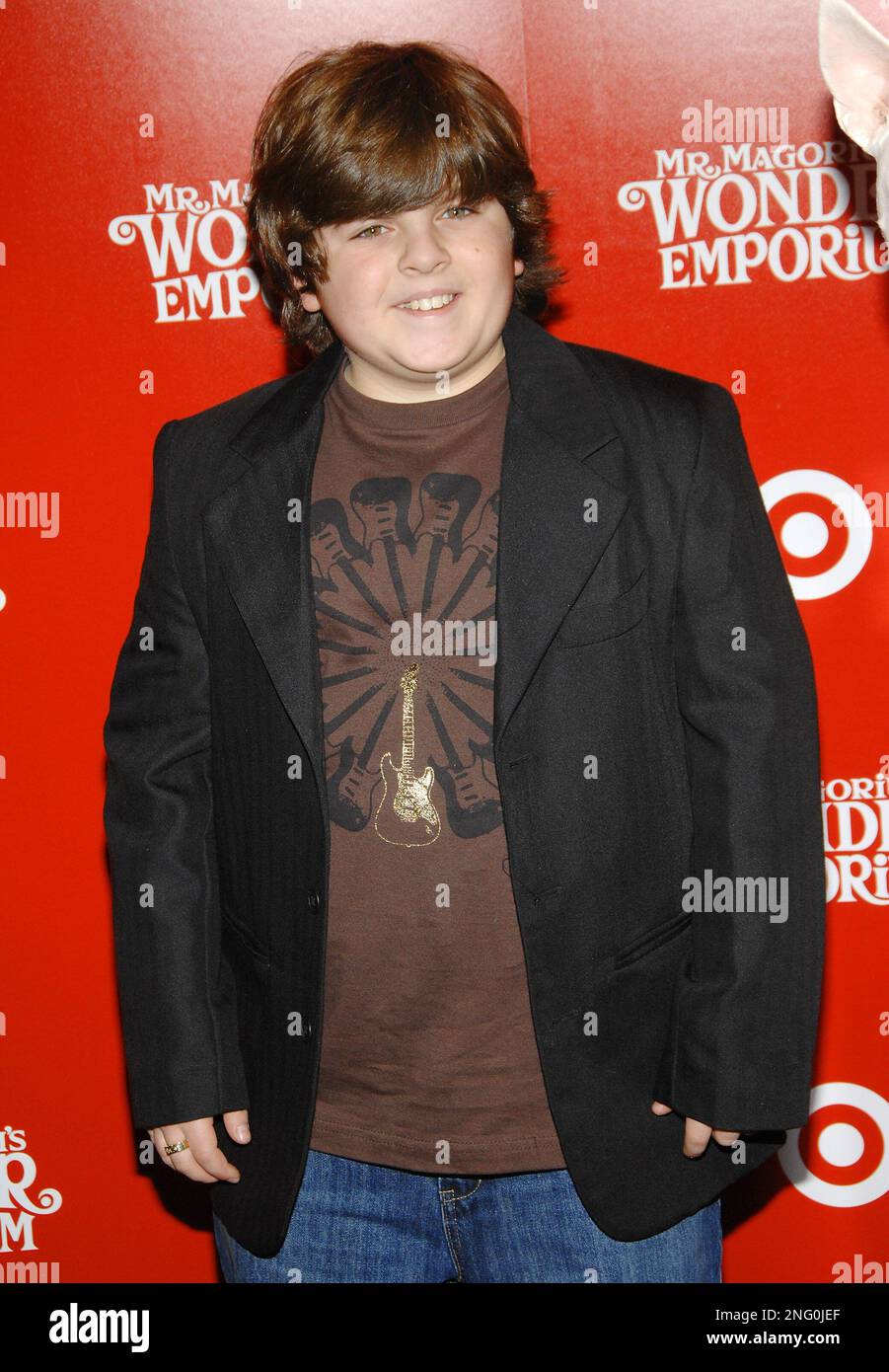 Actor Josh Flitter attends the world premiere of "Mr. Magorium's Wonder ...