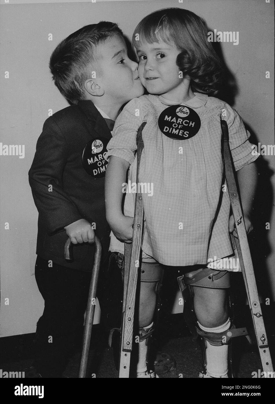 New March of Dimes poster child, Lori Ann Wagner of Milwaukee is kissed ...