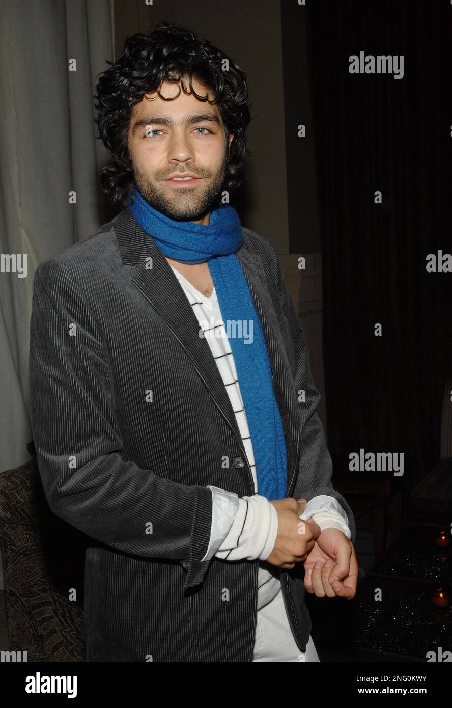 Actor Adrian Grenier attends a Cinema Society and Allure hosted special ...