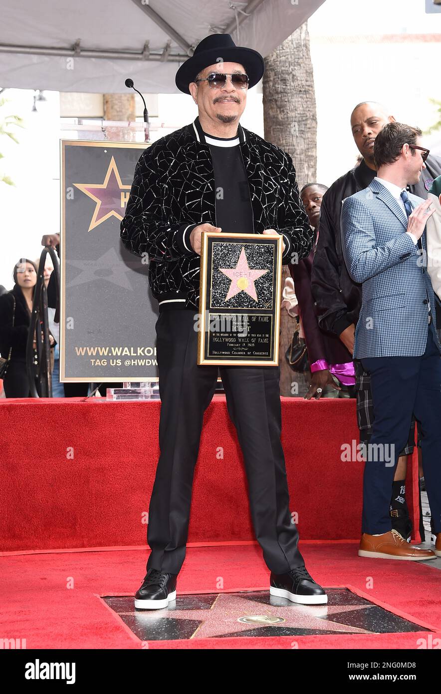 Hollywood, USA. 17th Feb, 2023. Ice-T at his Hollywood Walk of Fame ...