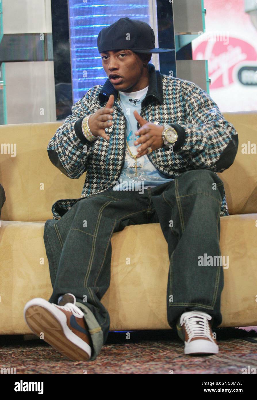 Rapper Cassidy makes an appearance on MTV's Total Request Live at MTV ...