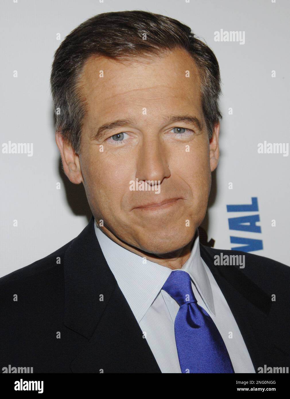 NBC news anchor Brian Williams attends the NY Comedy Festival Event ...