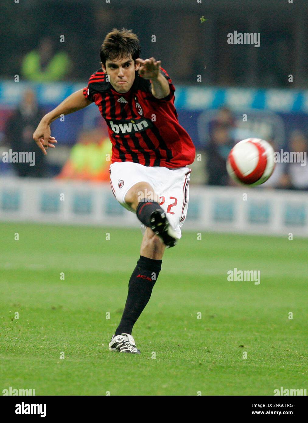 AC Milan's Ricardo Kaka of Brazil, in action during their Italian first ...
