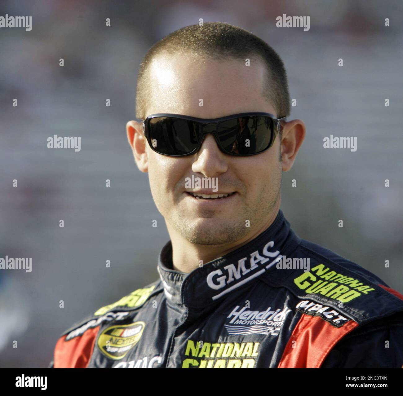 NASCAR Nextel Cup Series driver Casey Mears during qualifying for ...