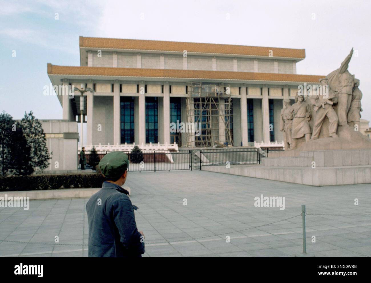 The Chairman Mao Memorial Hall or the Mao Mausoleum, the final resting ...