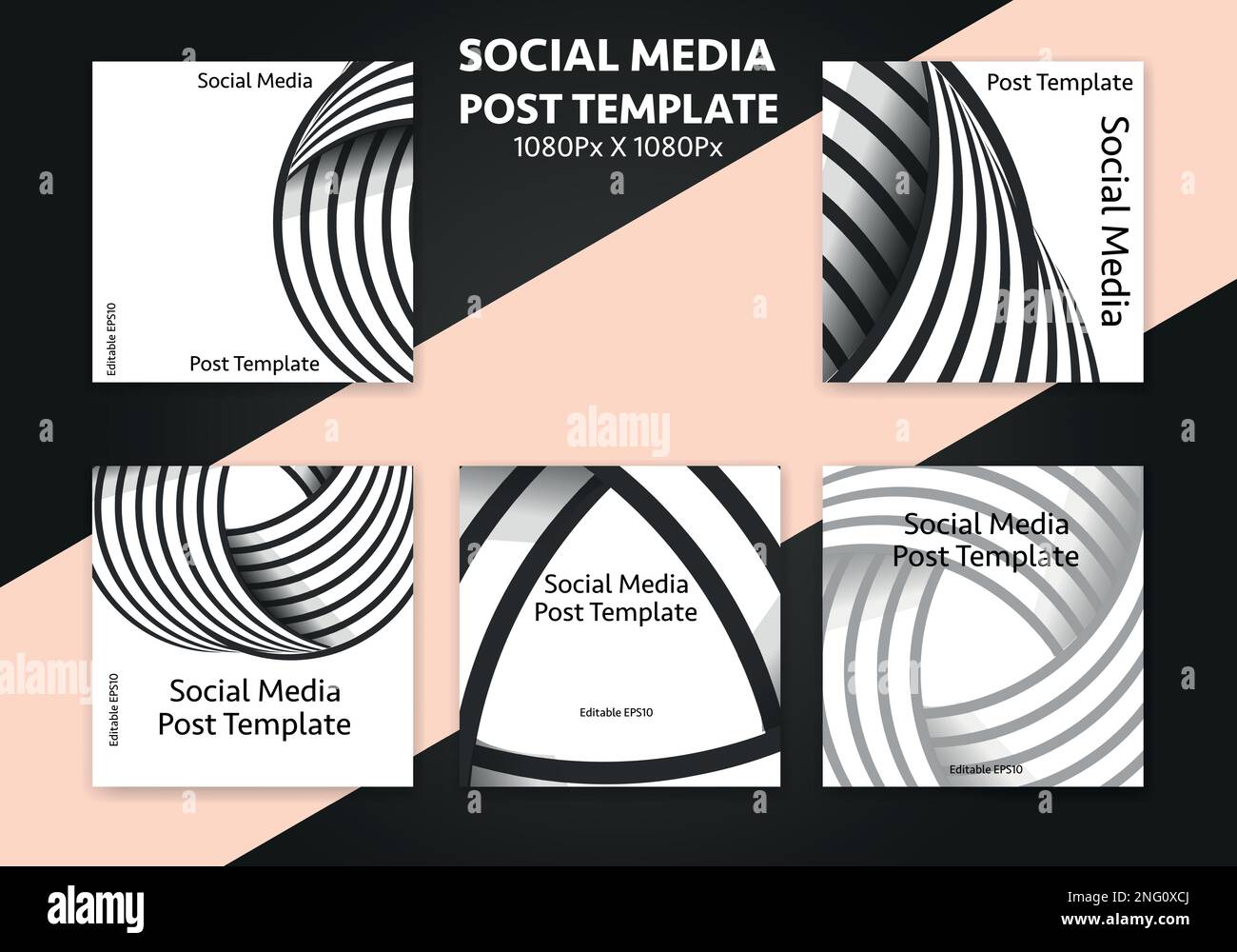 Post template for social media - editable Post cover design for ...