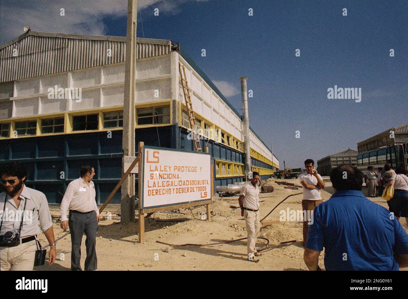Industrial complex in Cuba which produces plastic pipes was visited by ...