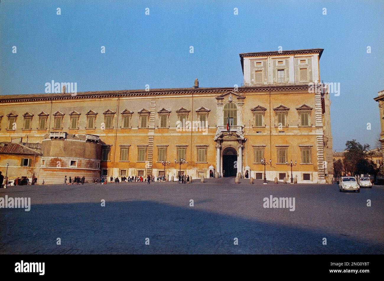 Pictured here is the Quirinale Palace in Rome, Italy, March 3, 1967 ...