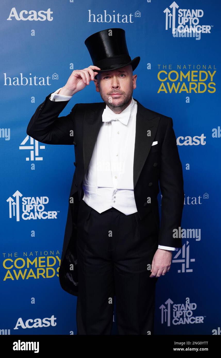 Tom Allen attends the National Comedy Awards 2023 at the Roundhouse ...