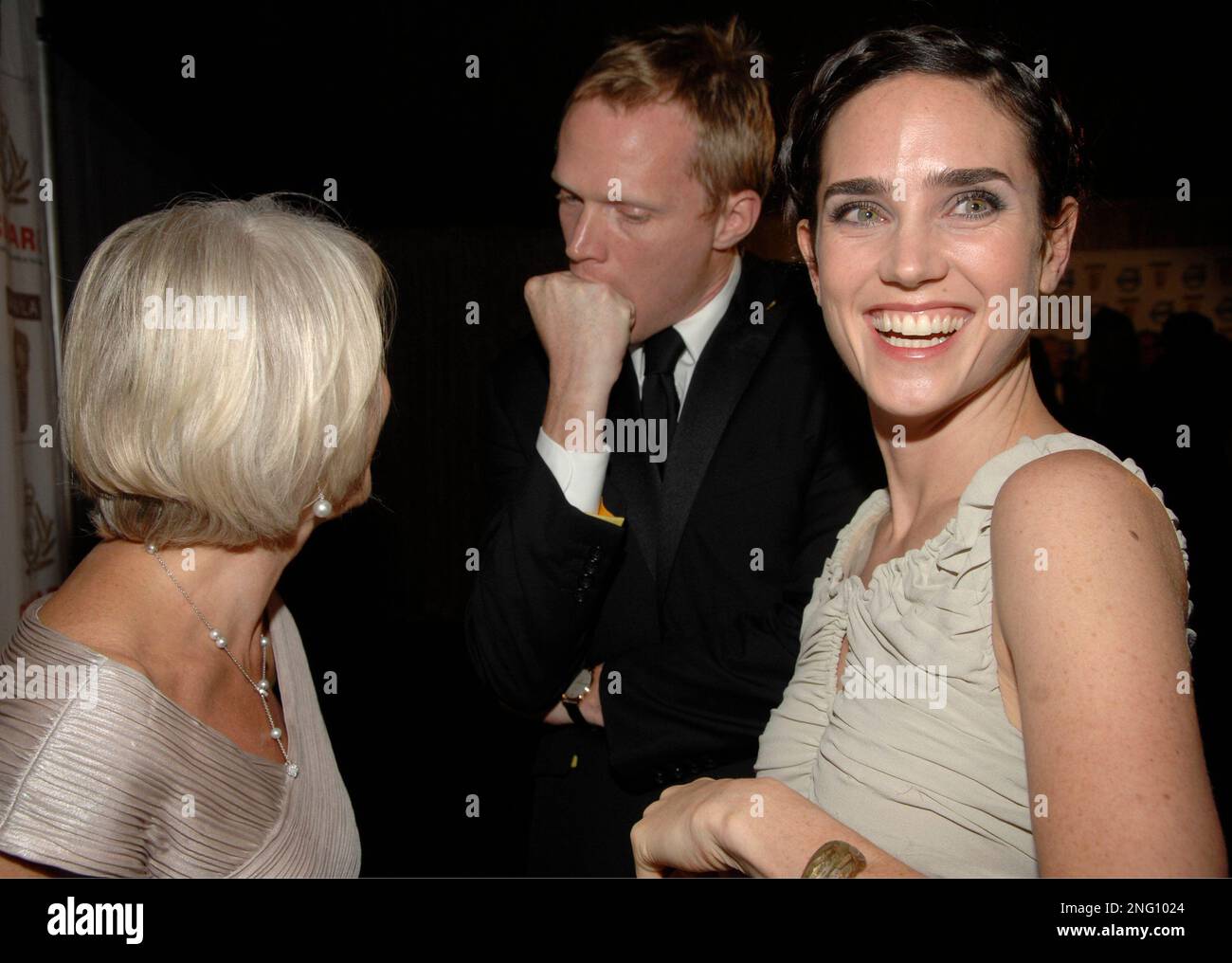 From left to right, actress Helen Mirren, actor Paul Bettany, actress ...
