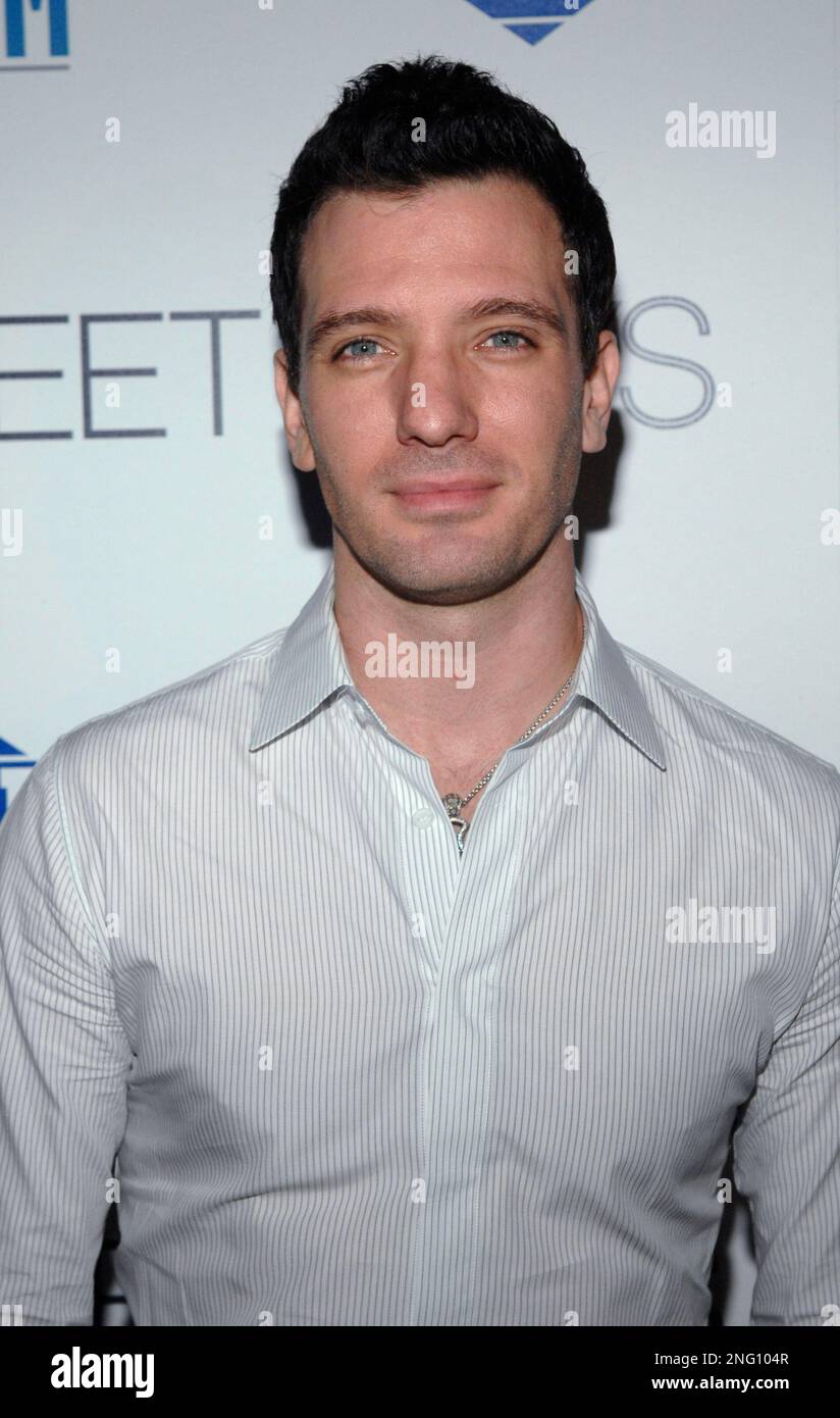 Former N Sync bandmember J.C. Chasez attends the Backstreet Boys party ...