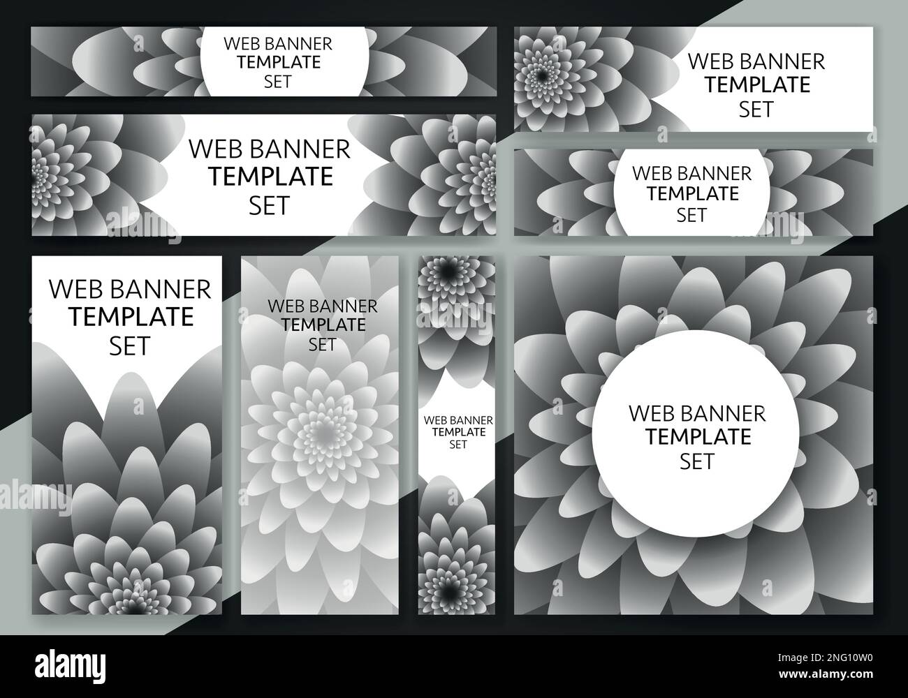 Business banner design web template Set, Horizontal header web banner ... Business banner design web template Set, Horizontal header web banner ...