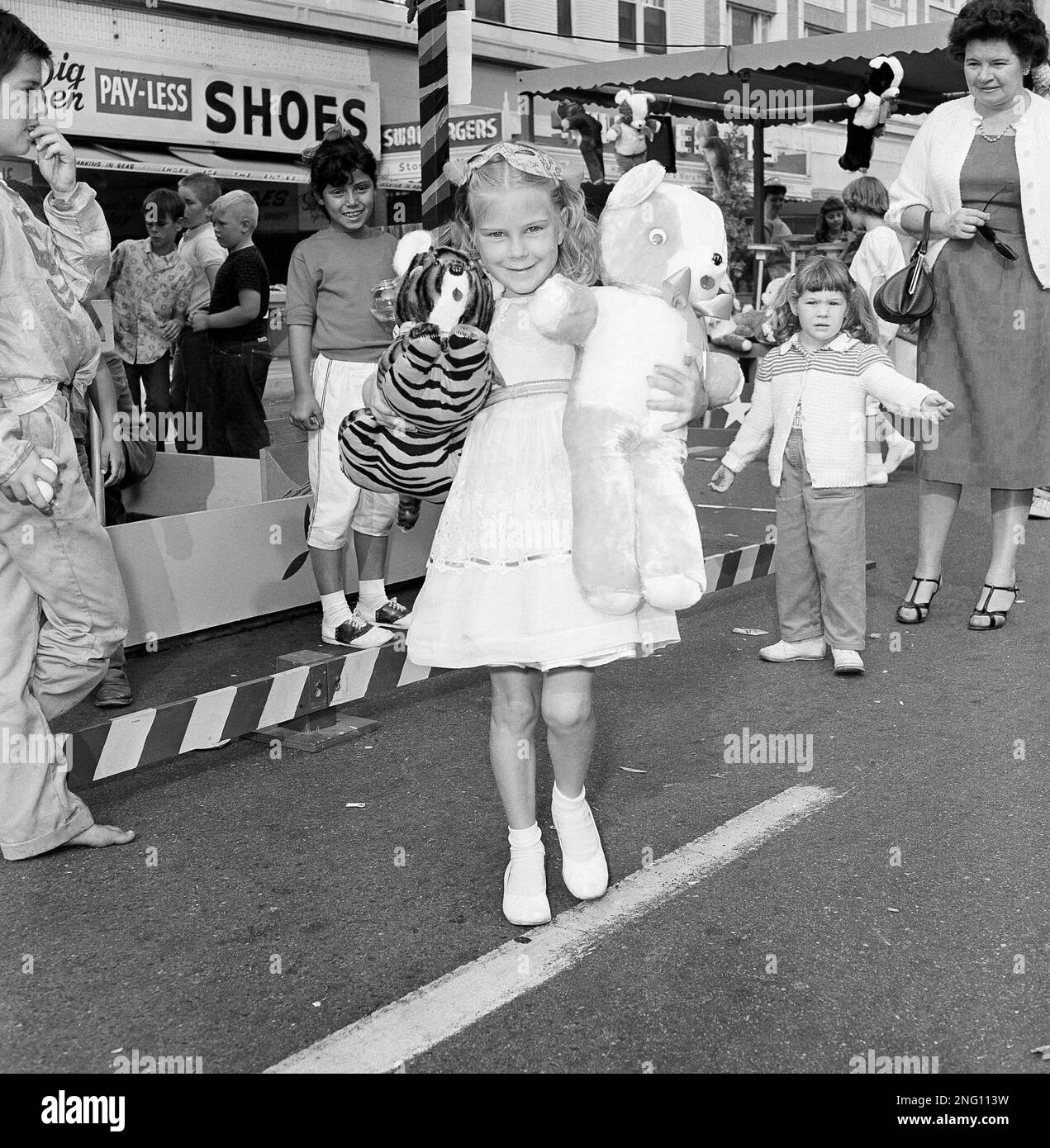 Pictured here is a young girl at a Halloween fesitval in Anaheim, Calif.,Oct 20, 1962. (AP Photo ...
