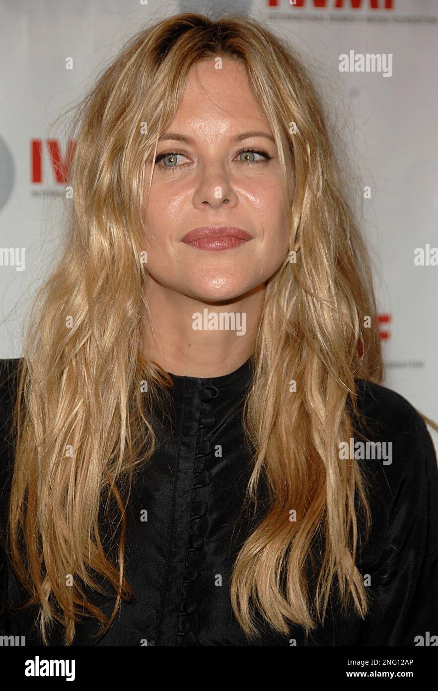 Actress Meg Ryan poses on the press line at the International Women's ...