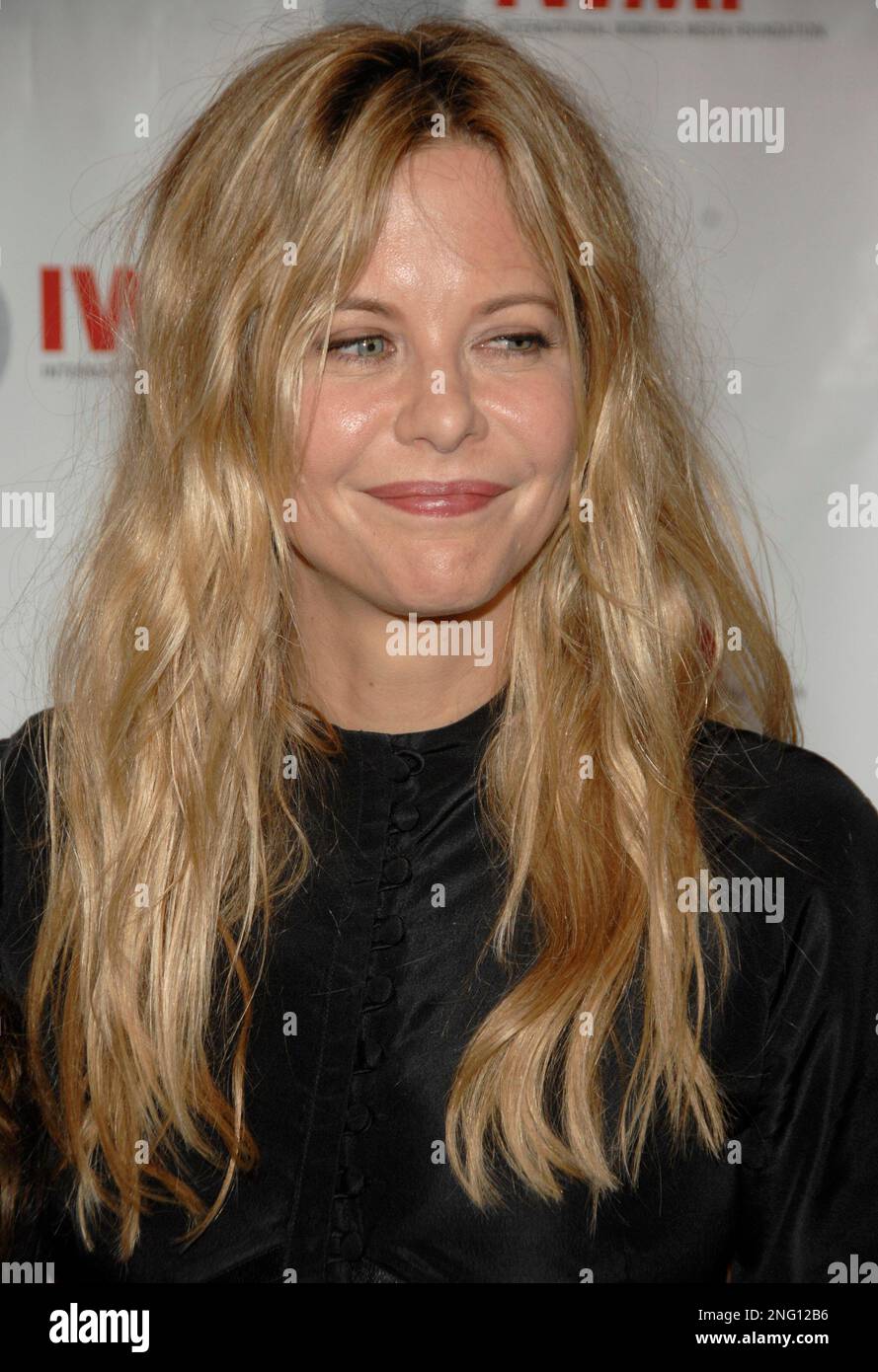 Actress Meg Ryan poses on the press line at the International Women's ...