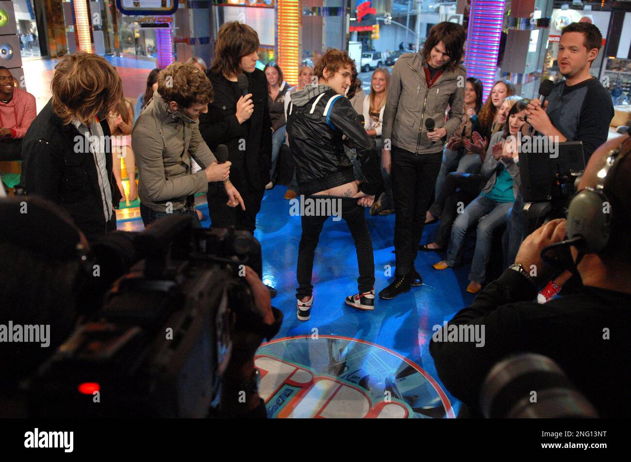 Musicians Michael Guy Chislett (L), Andy Mrotek, Mike Carden (C), Adam ...