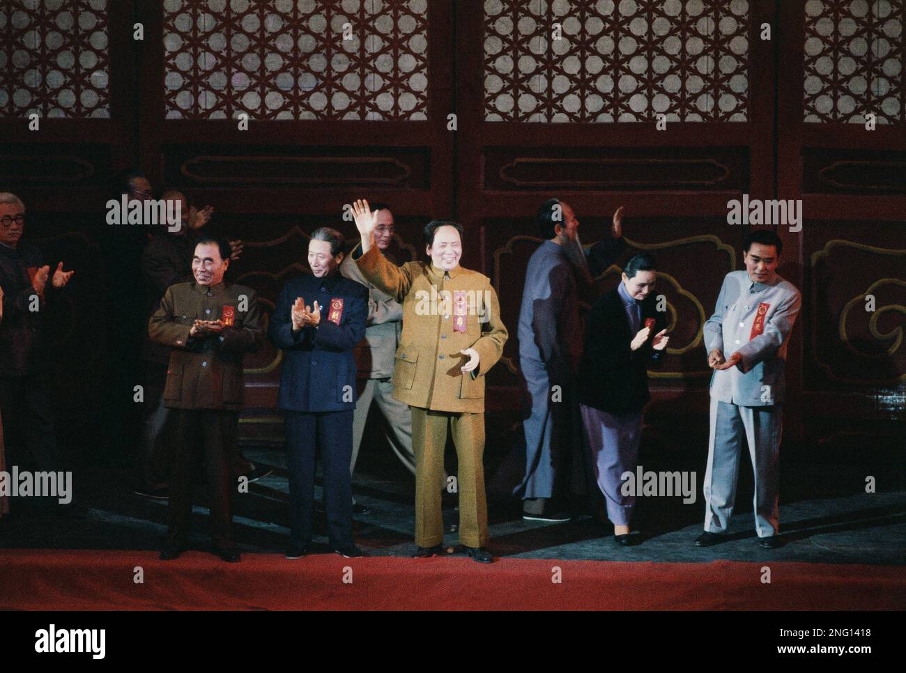 Performers during a song and dance extravaganza with a cast of 1000 ...