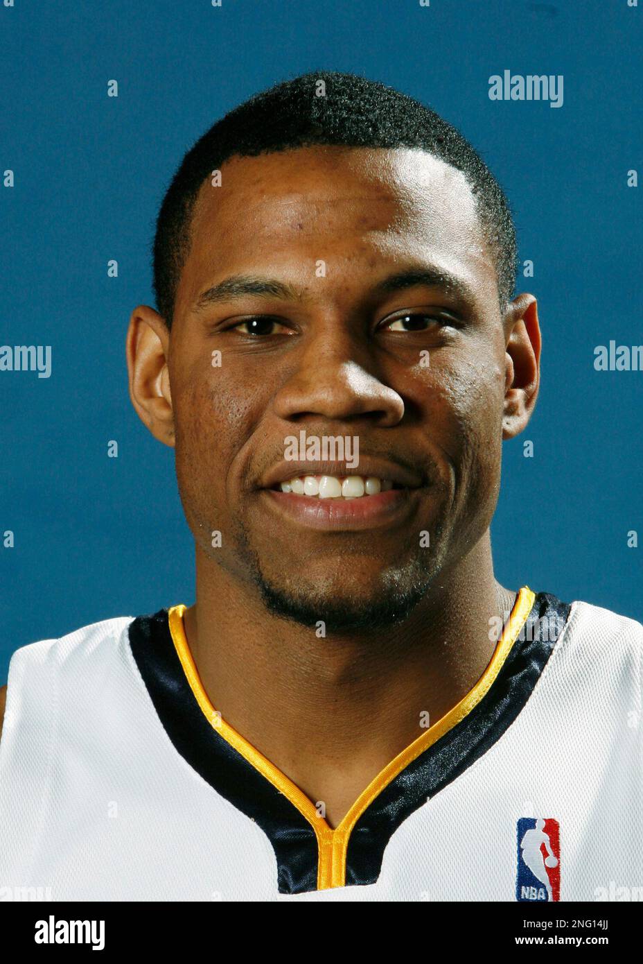 Indiana Pacers guard Stephen Graham poses for a photo during the team's ...