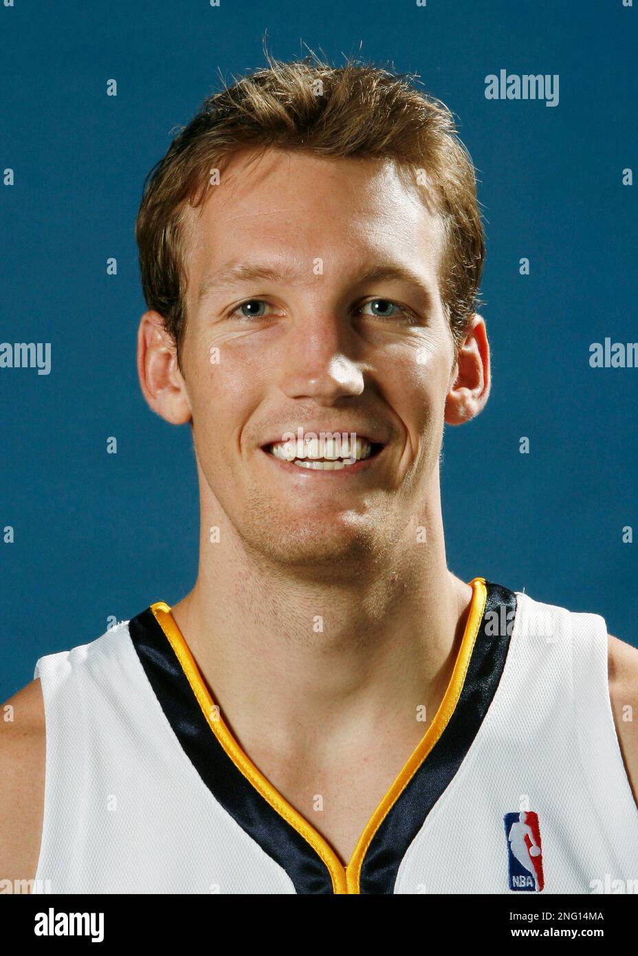 Indiana Pacers forward Mike Dunleavy poses for a photo during the team ...