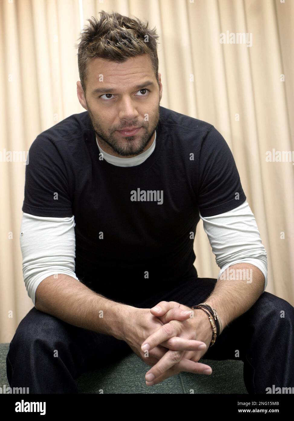 Puerto Rican pop star Ricky Martin, speaks about his latest album ...