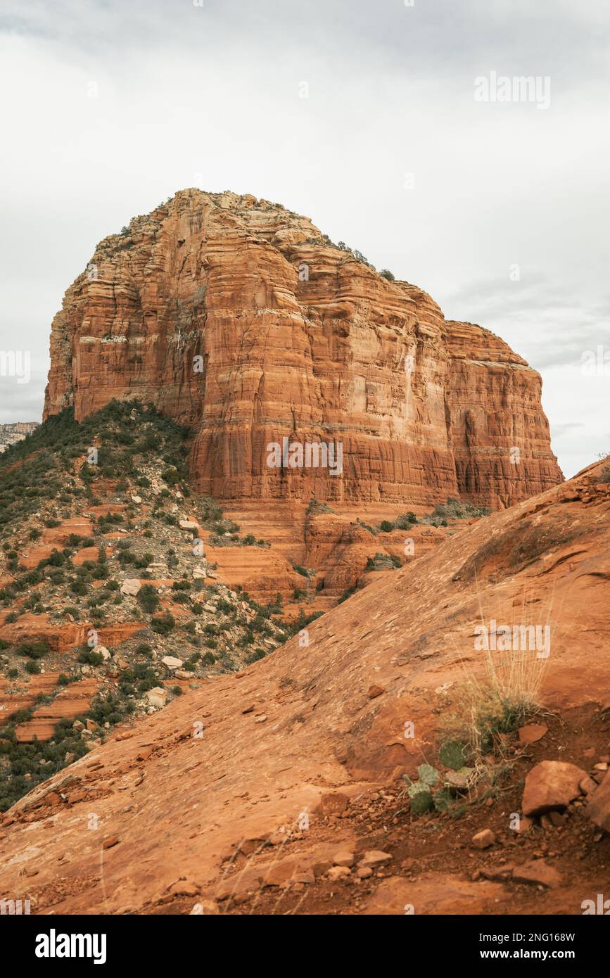 Cathedral Butte Rock in red rock formations within coconino national ...