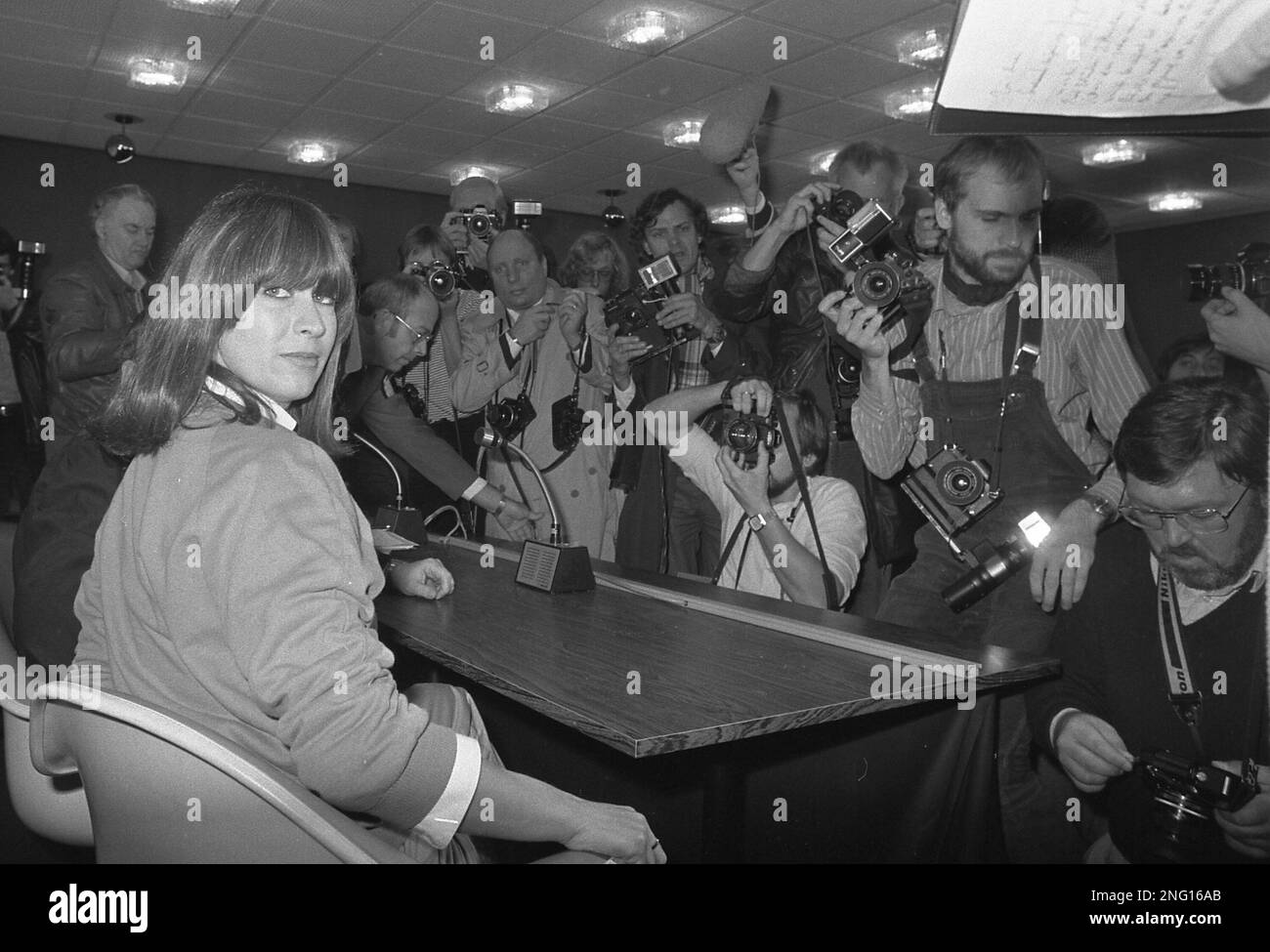 32-year-old Marianne Bachmeier is pictured in a court room of the ...