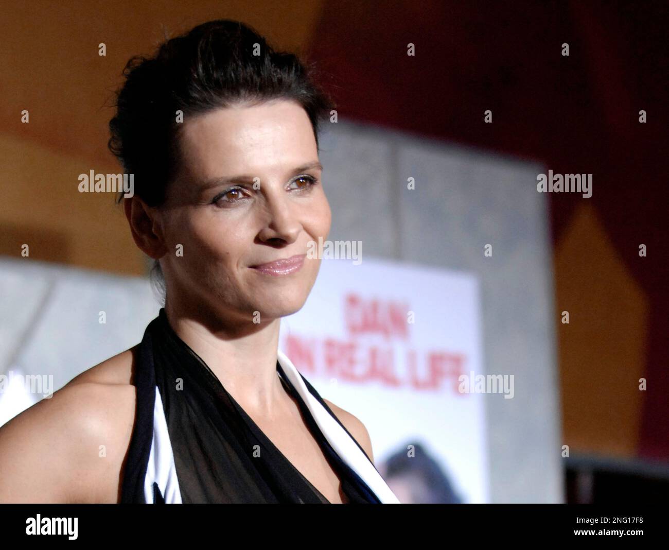 Actress Juliette Binoche arrives at the world premiere of "Dan in Real ...