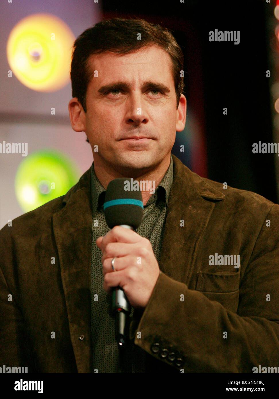 Actor Steve Carell makes an appearance on MTV's Total Request Live at ...