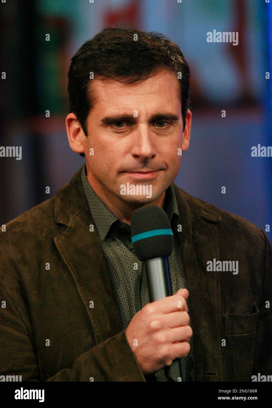 Actor Steve Carell makes an appearance on MTV's Total Request Live at ...
