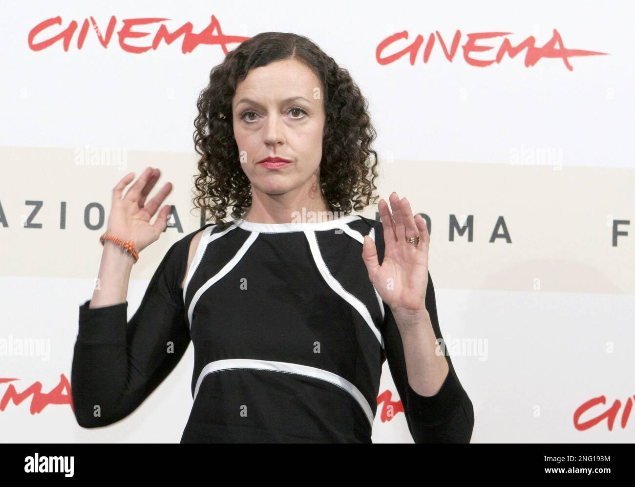 German film director Maria Schrader poses during a photo call for the ...