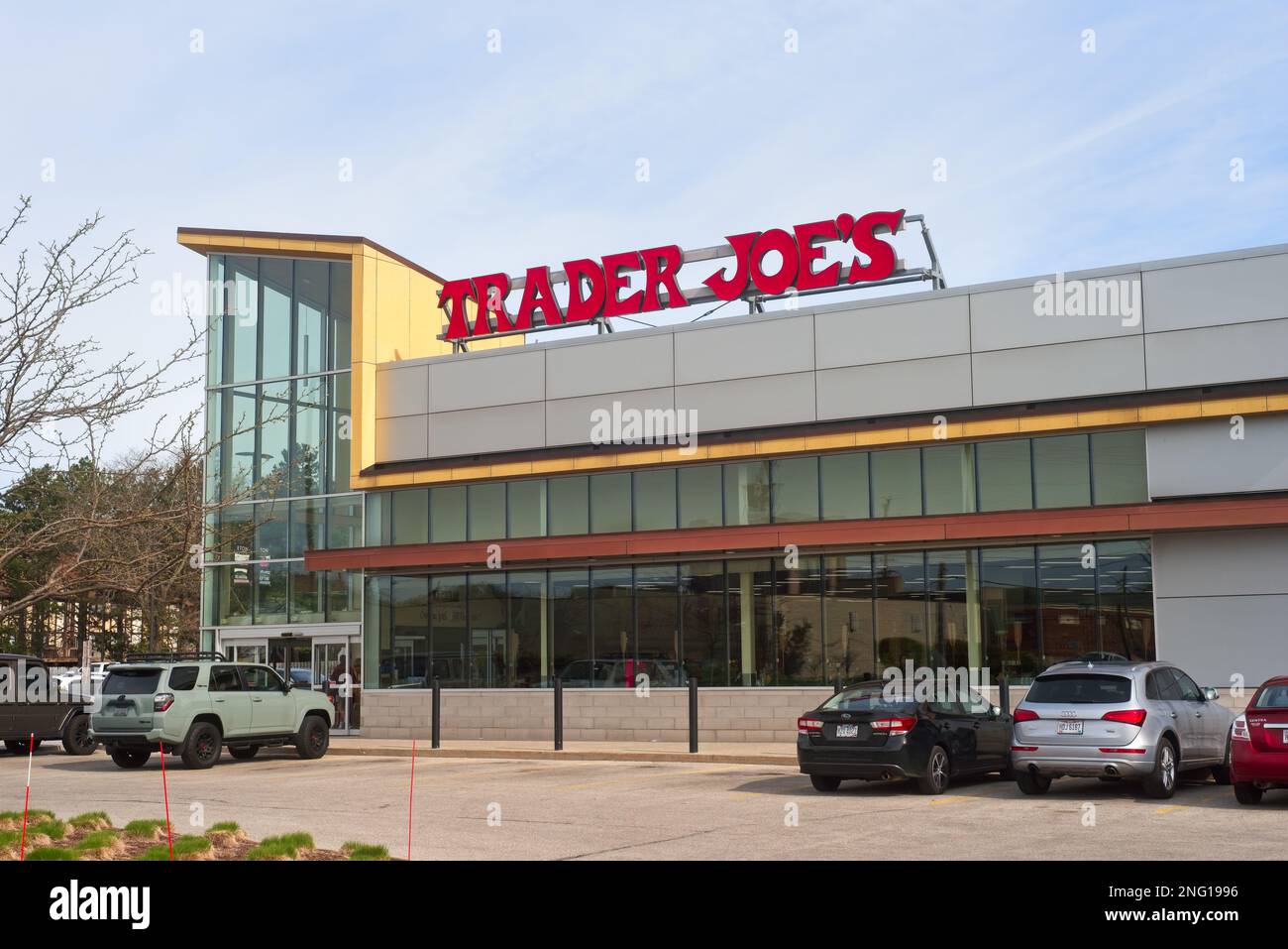 The Trader Joe's store at Eton Center, an upscale shopping area on the ...
