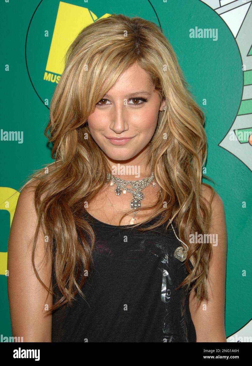 Singer Ashley Tisdale makes an appearance on MTV's "Total Request Live ...