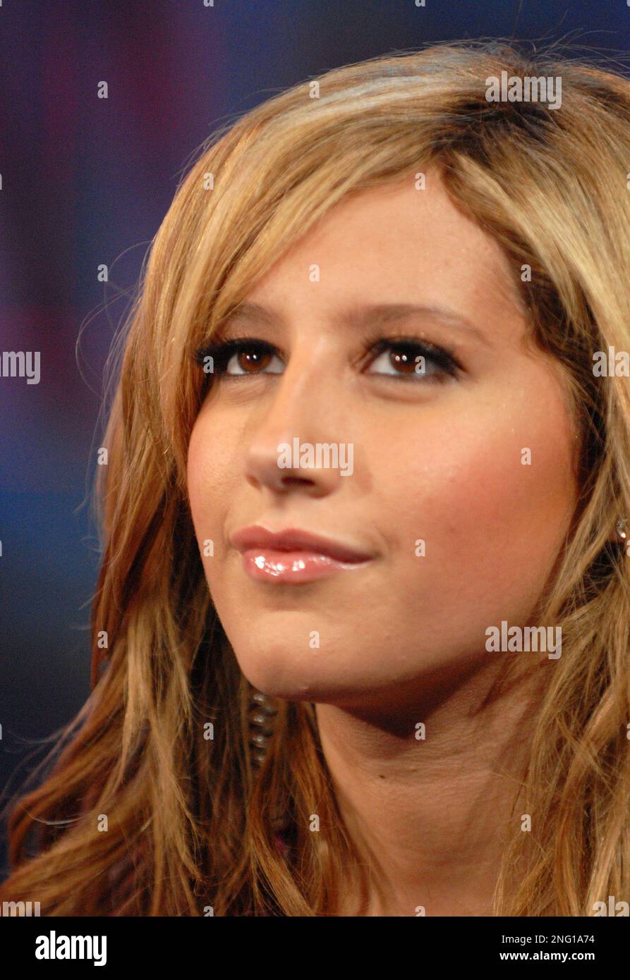 Singer Ashley Tisdale makes an appearance on MTV's "Total Request Live ...