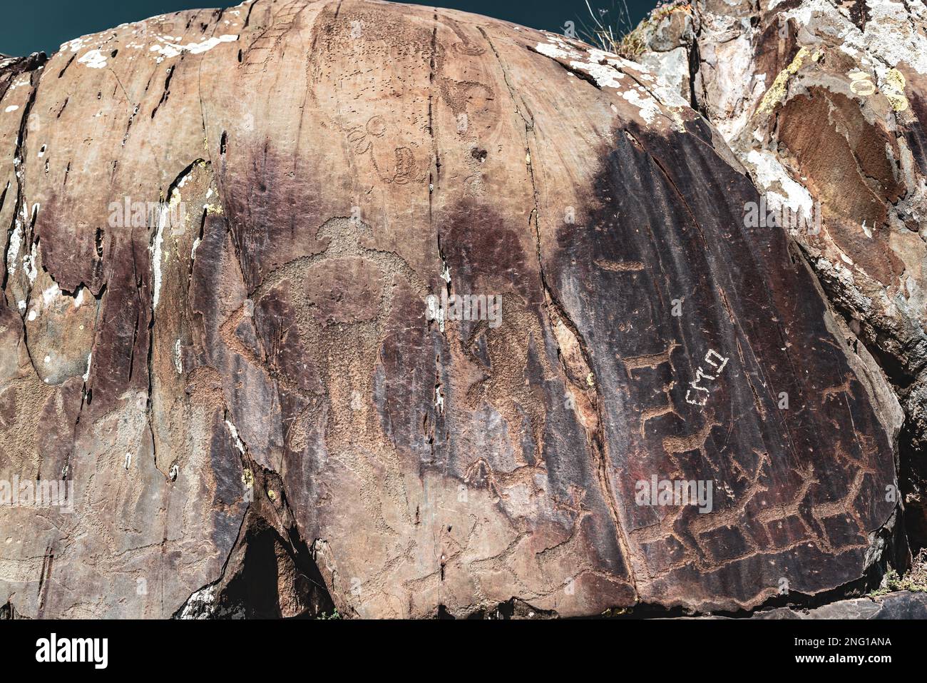 Cave art strange creatures hi-res stock photography and images - Alamy