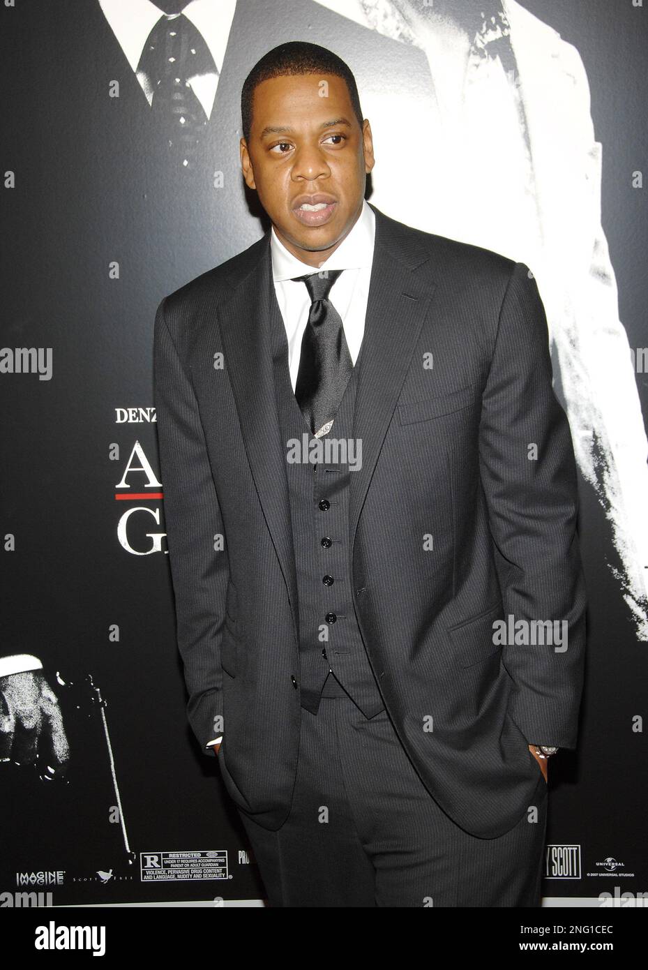 Hip-hop entrepreneur Jay-Z attends the world premiere of "American ...