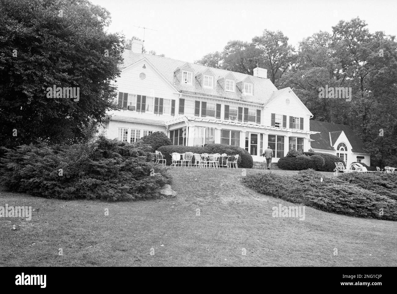 Pictured here is the Washington suburb house owned by Mr. and Mrs ...