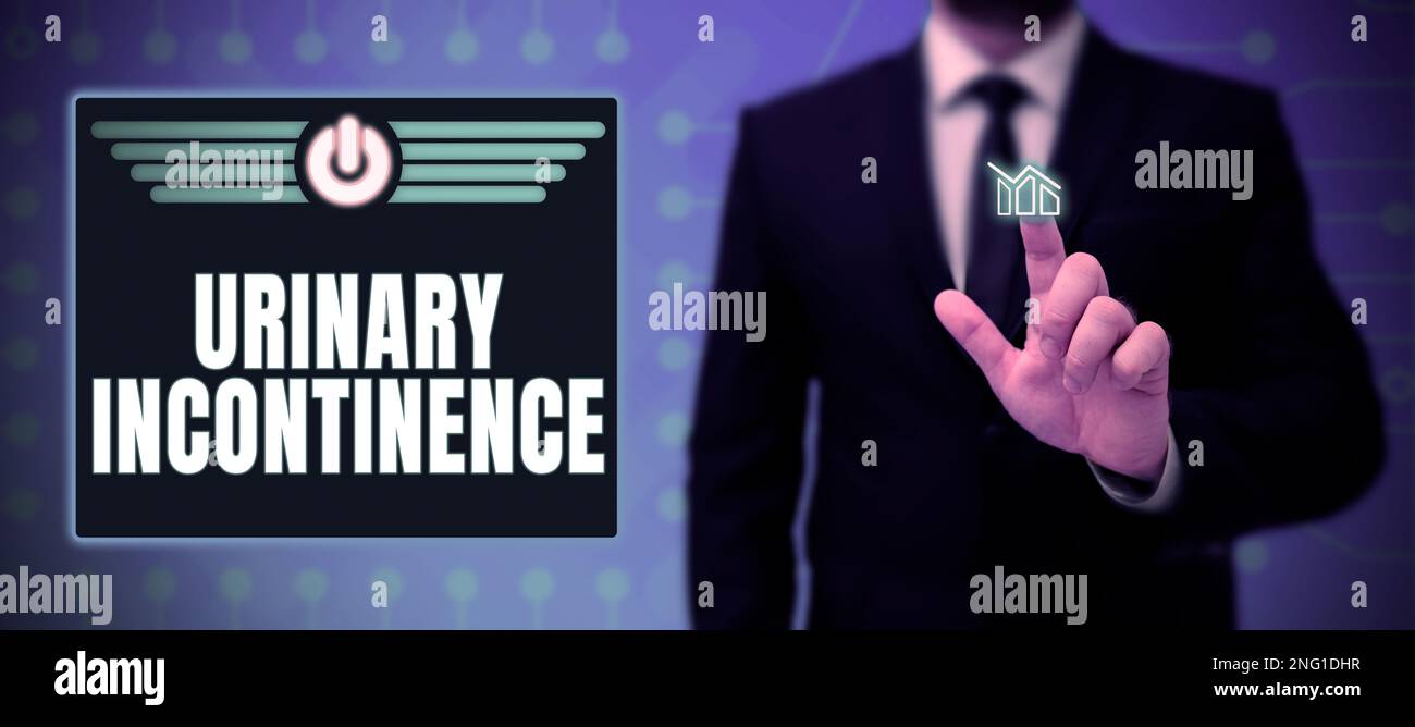 Writing displaying text Urinary Incontinence. Business showcase ...