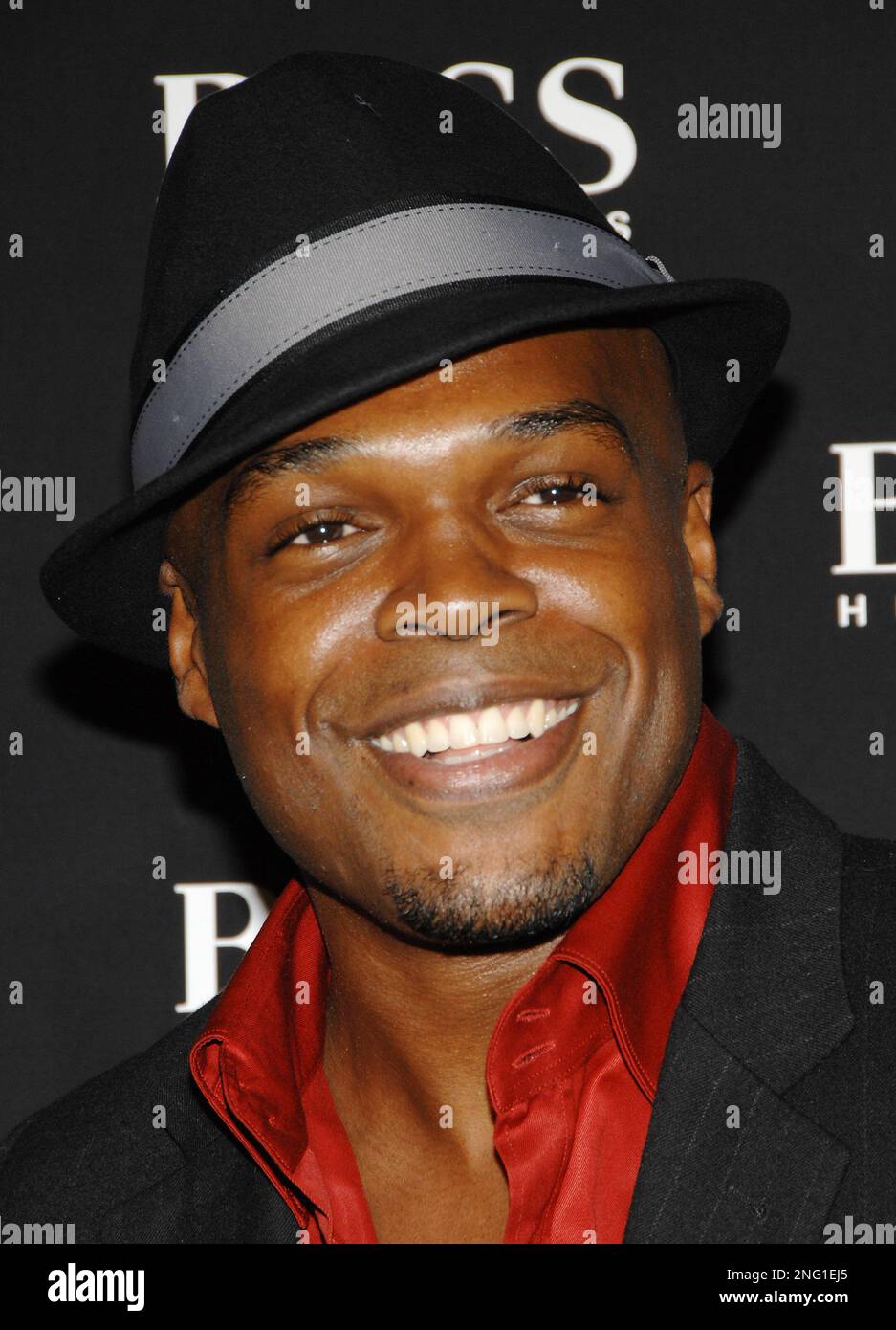 Actor Ty Jones arrives at the BOSS Black Spring/Summer 2008 Ready-To ...