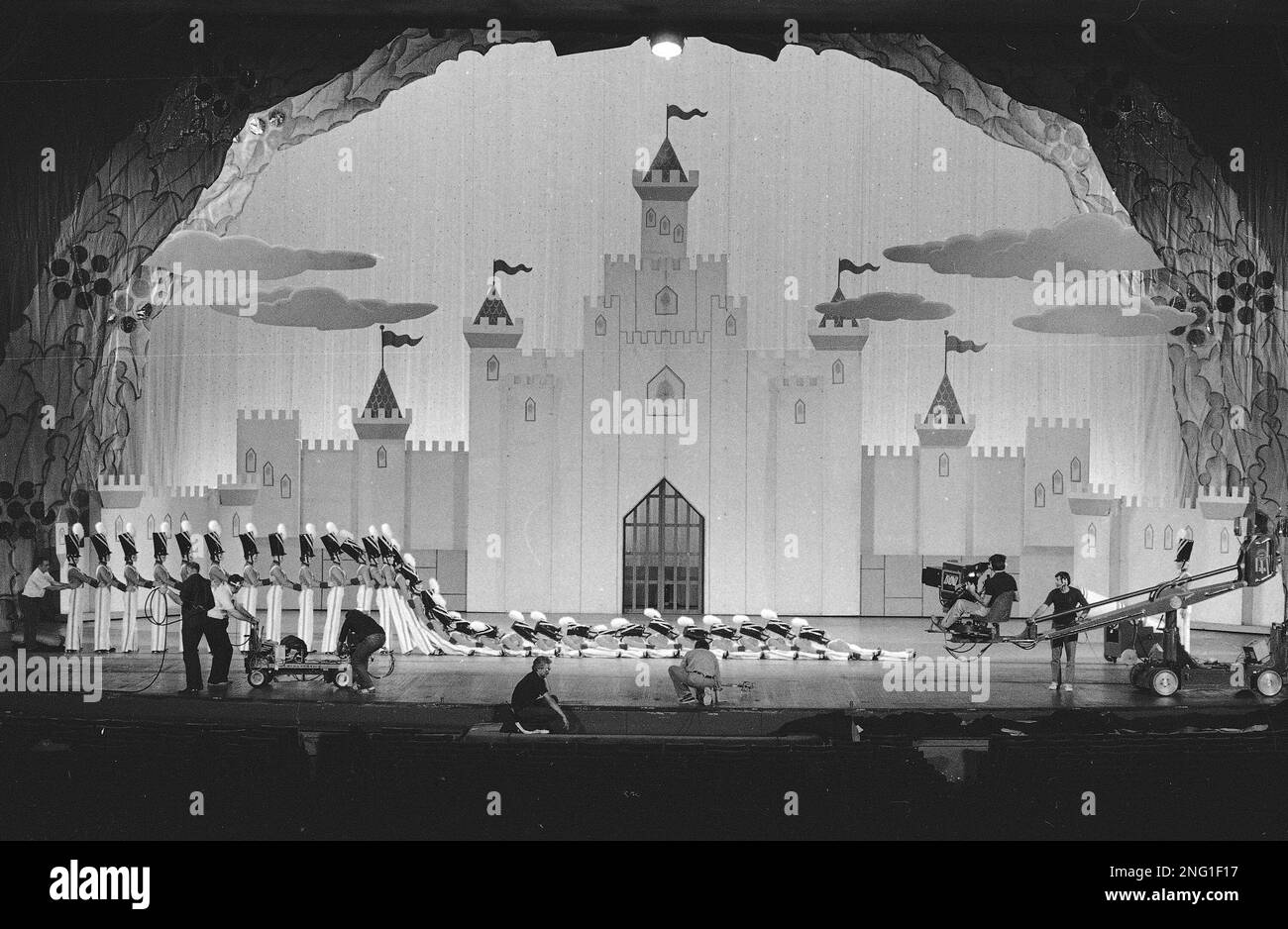 The Radio City Rockettes fall like dominoes as they play toy soldiers ...