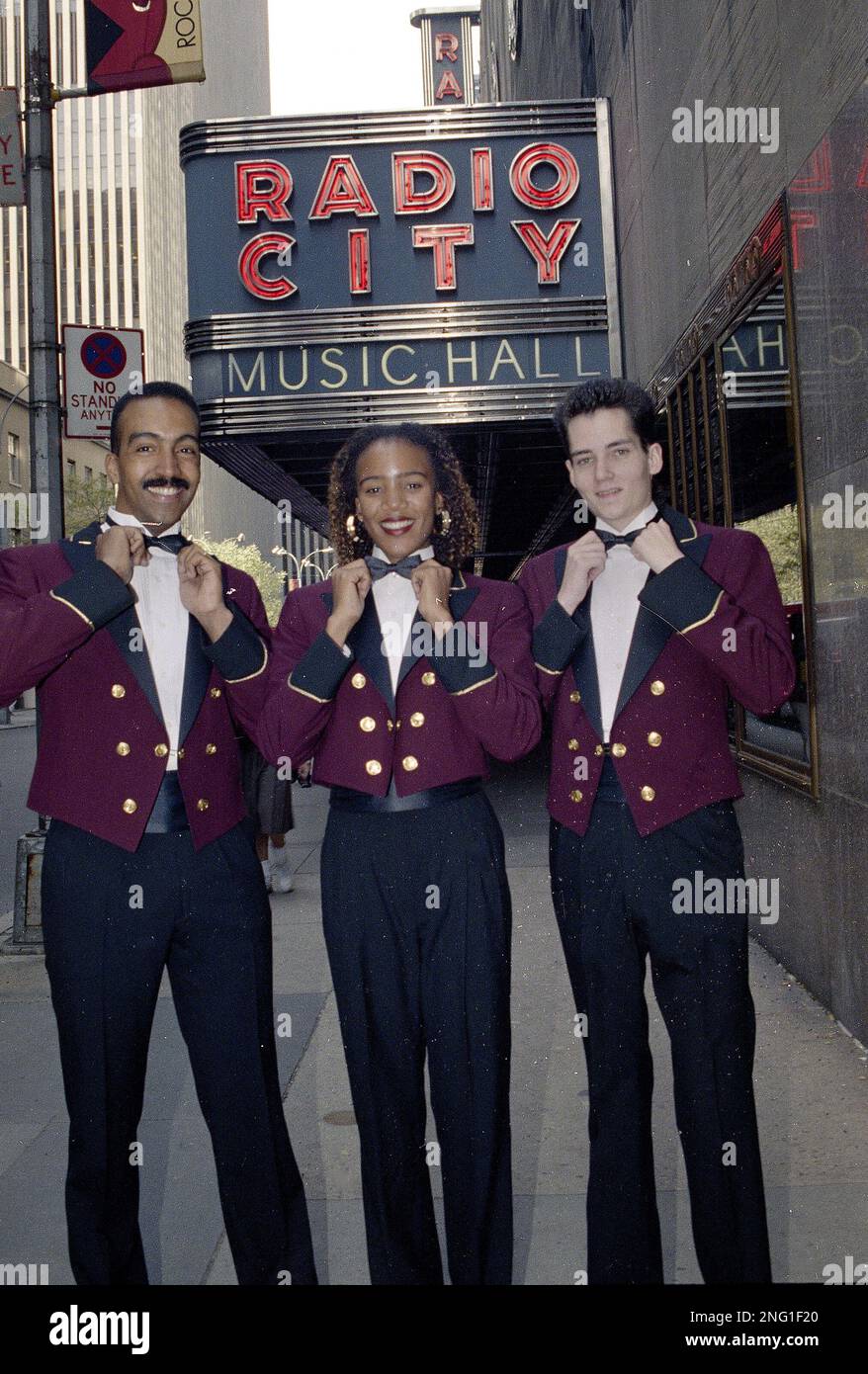 Radio City Music Hall pages, from left, Eric Reynolds, Joyce Williams ...