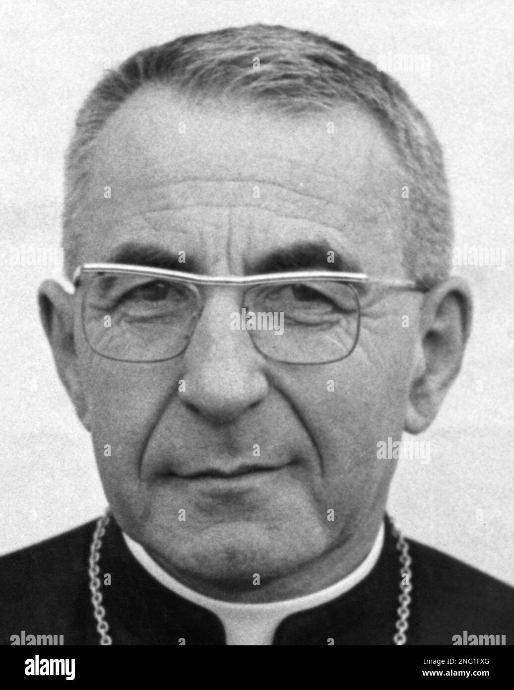 Undated but recent photo of cardinal Albino Luciani, 65, who has been ...