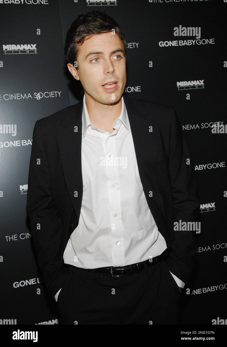 Actor Casey Affleck attends the Cinema Society and Details Magazine ...