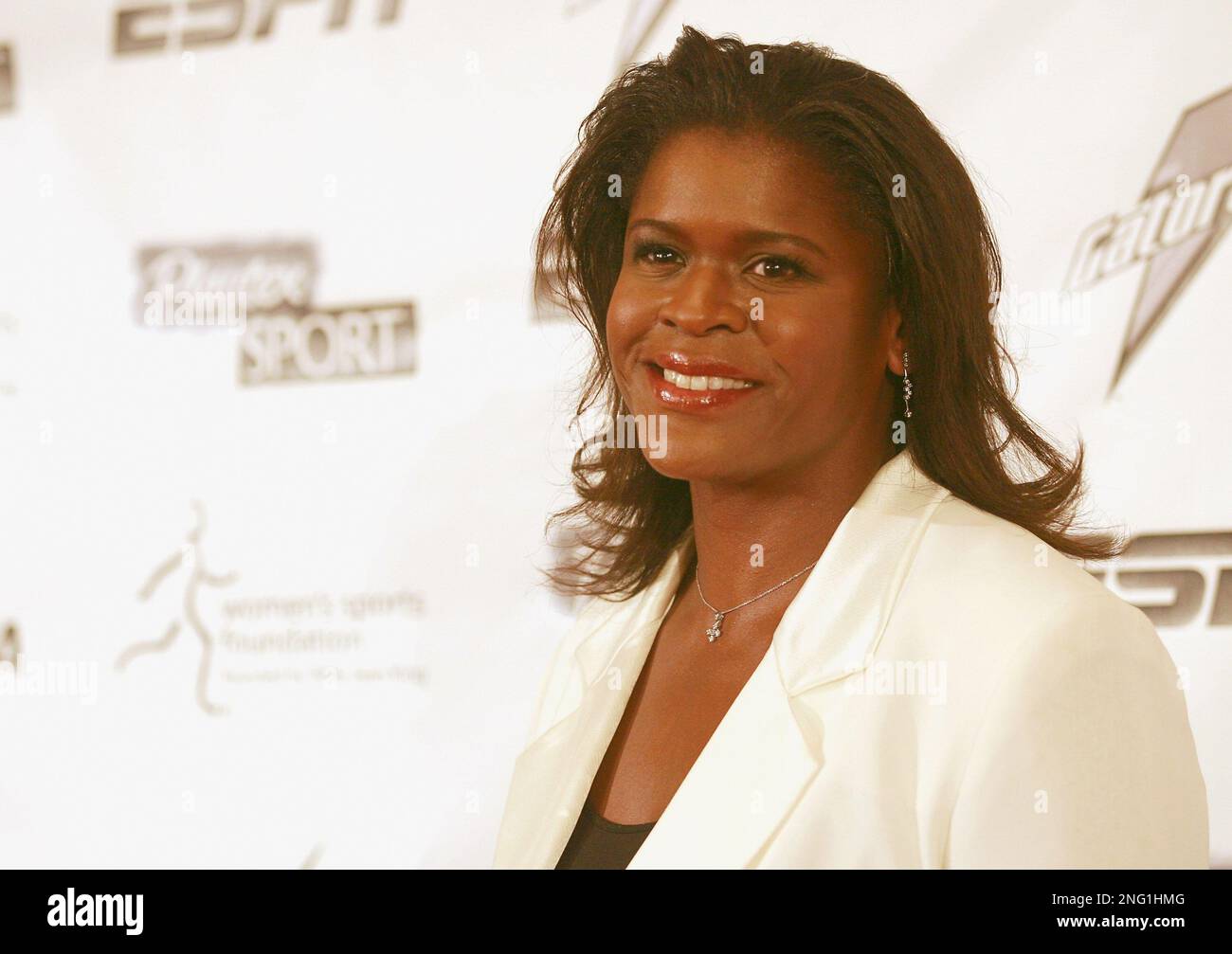 Honoree Anucha Browne Sanders arrives at the Women's Sports Foundation ...
