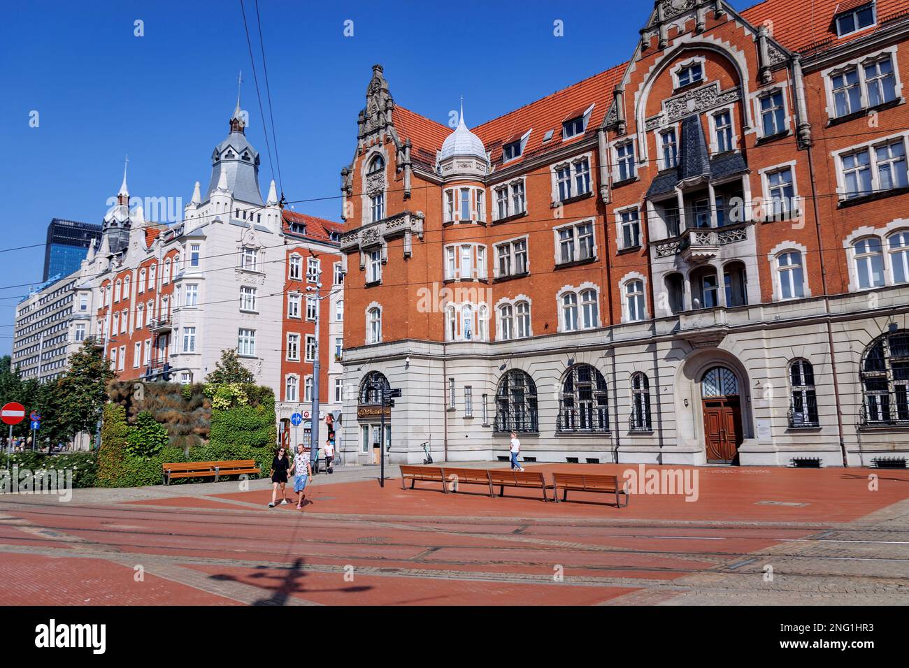Exterior of Silesian Museum in Katowice city, Silesia region of Poland ...