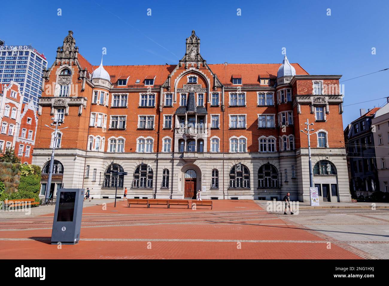 Exterior of Silesian Museum in Katowice city, Silesia region of Poland ...